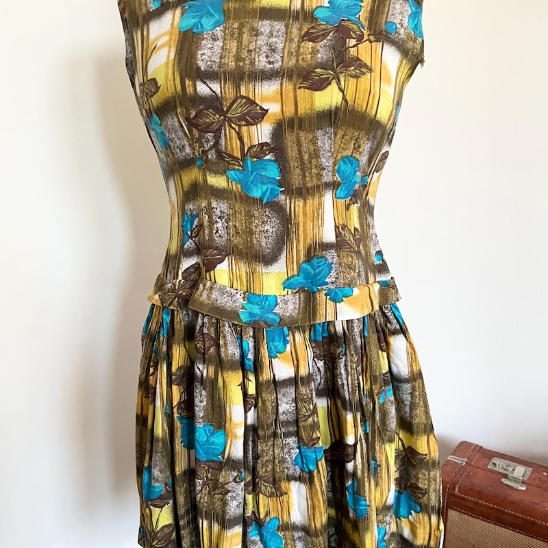 1950s Style Hawaiian Dress - Etsy UK
