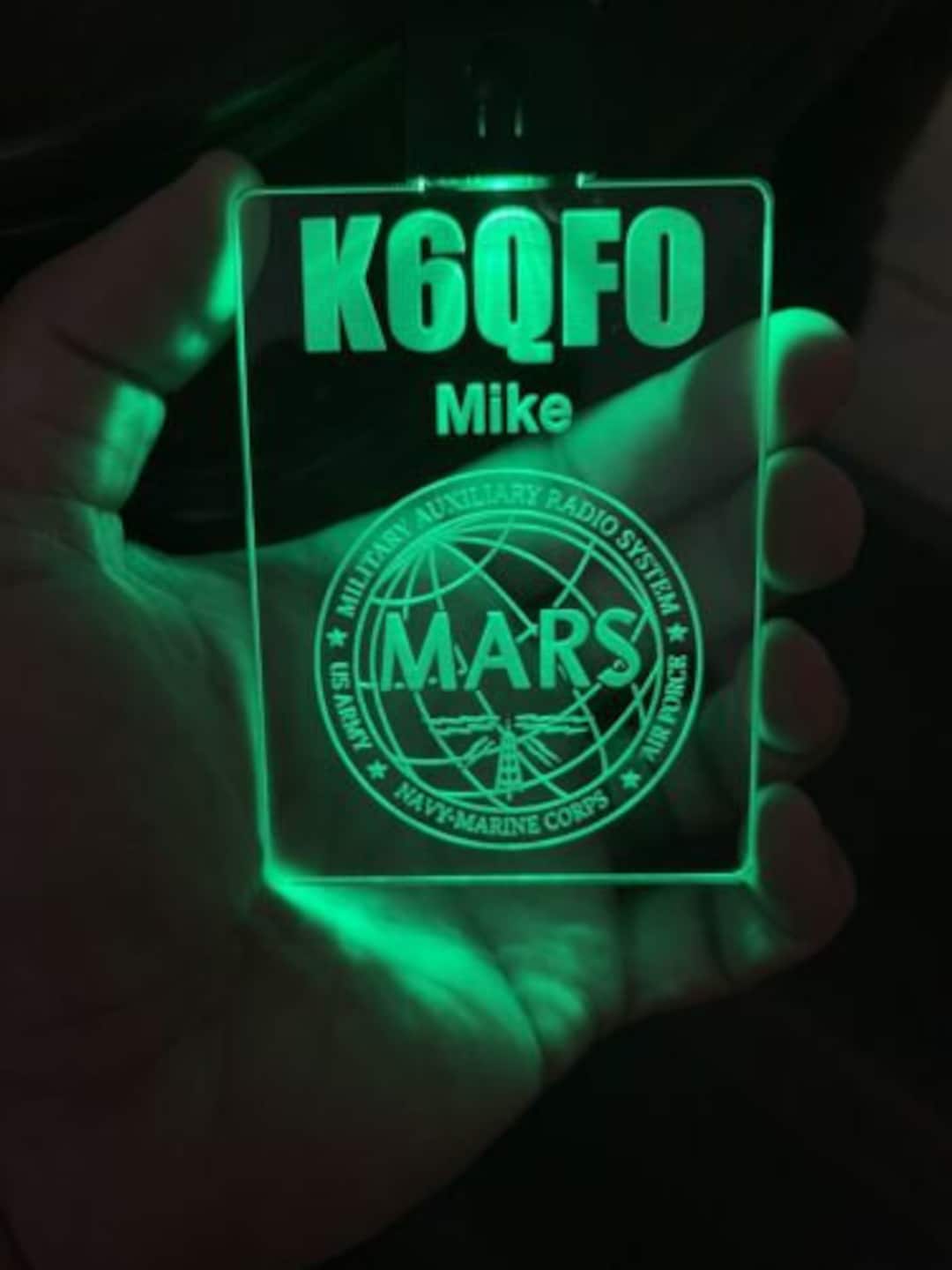 LED Ham MARS Call Sign Lanyard - Etsy