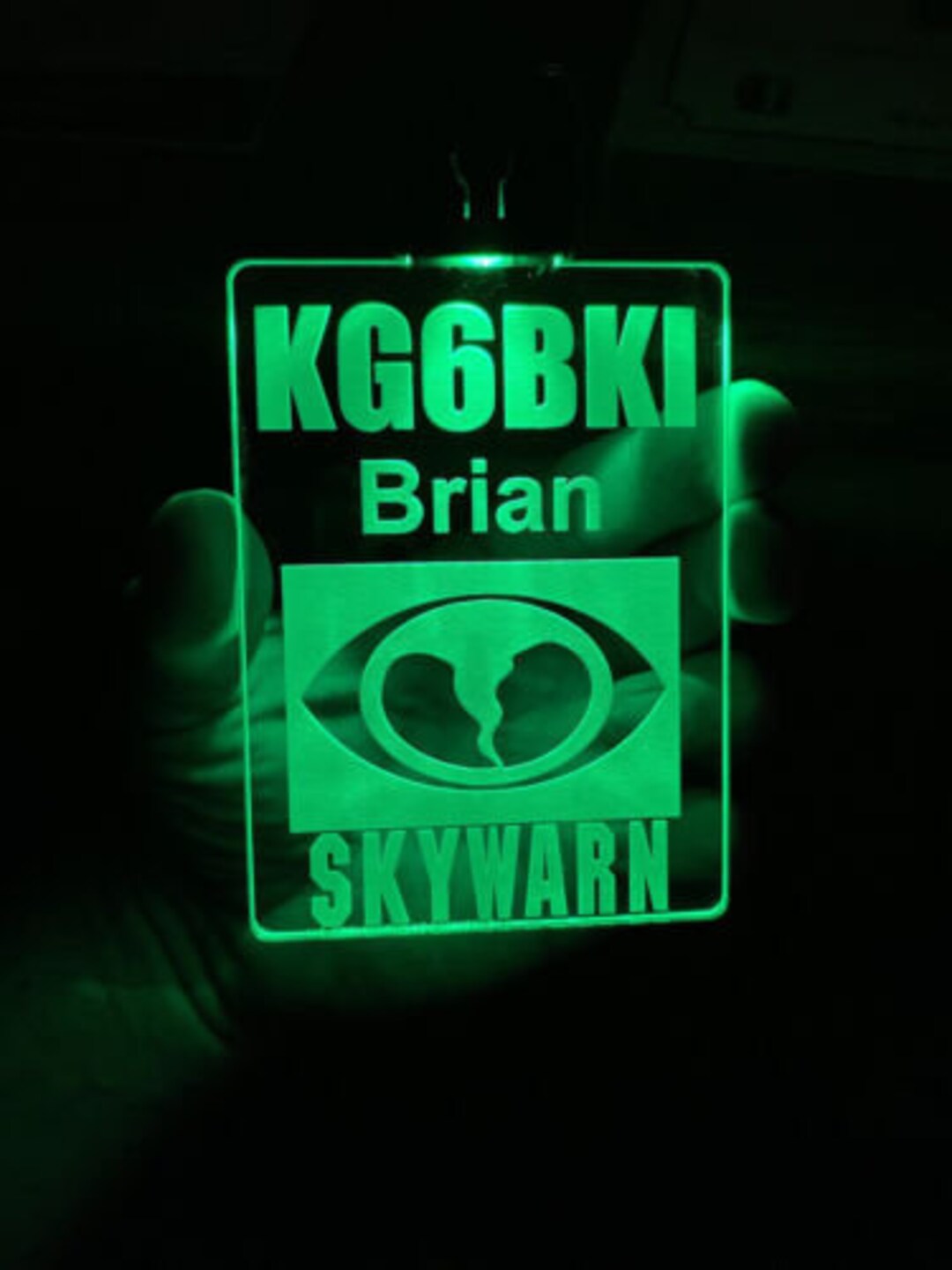 LED Ham SKY WARN Call Sign Lanyard - Etsy