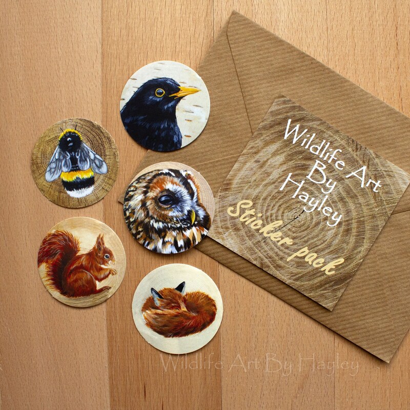 Animal Stickers - Etsy