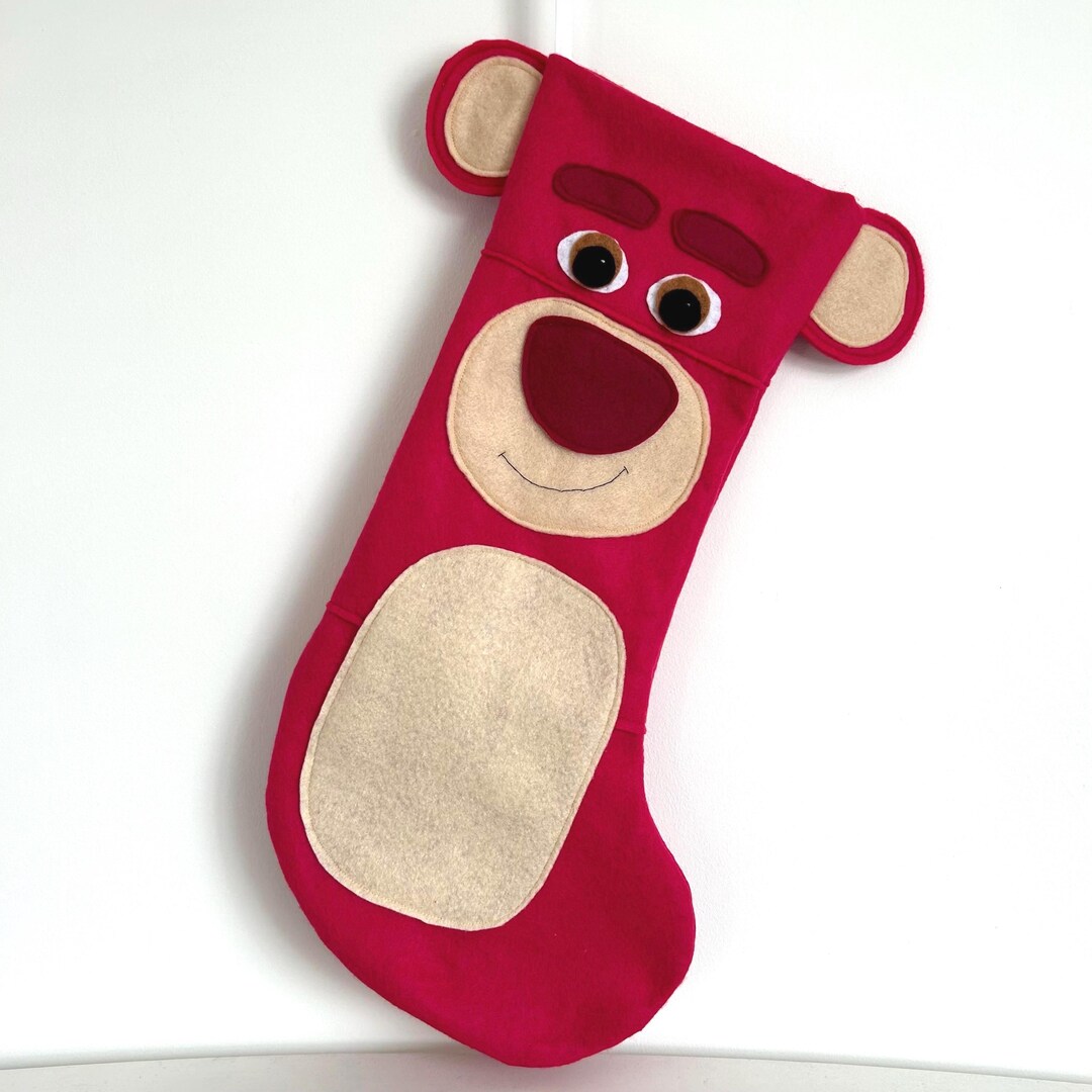 Disney Inspired Toy Story Lotso Large Christmas Stocking - Etsy