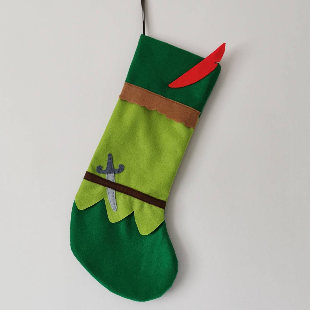 Disney Inspired Peter Pan Large Christmas Stocking - Etsy