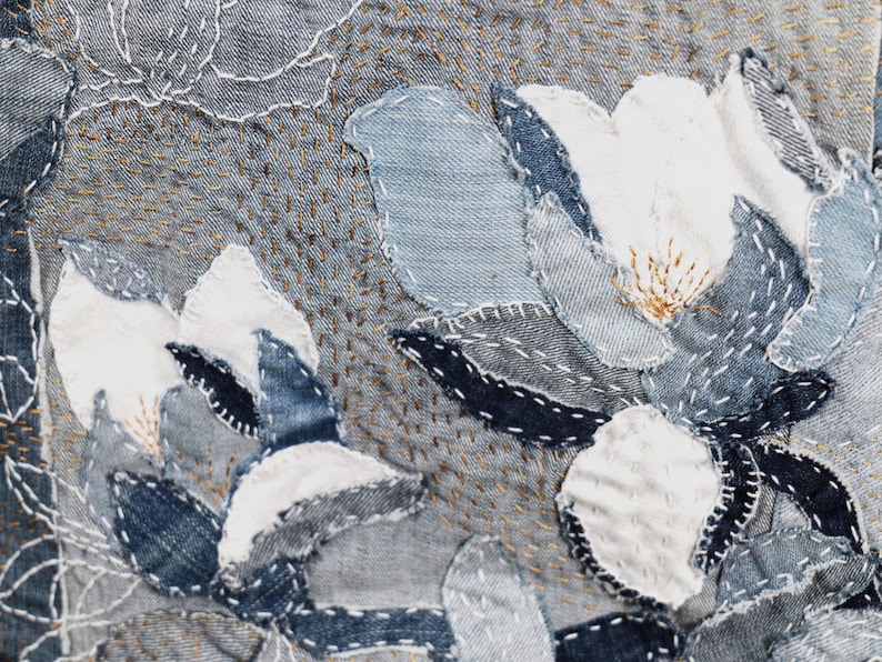 Hand-made Up-cycled Jeans Bag, Hand-made Denim Bag, Bag Hand-made in ...