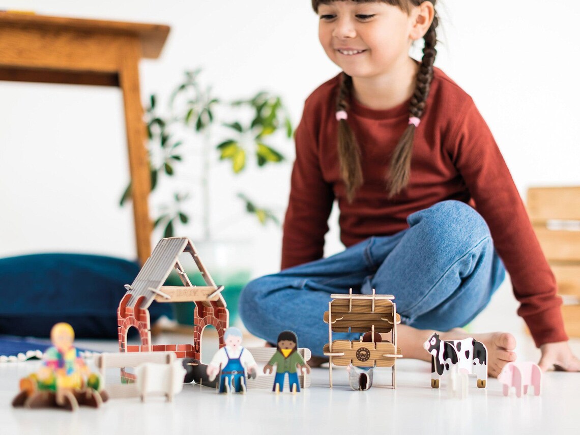 Farmyard Playset - Etsy