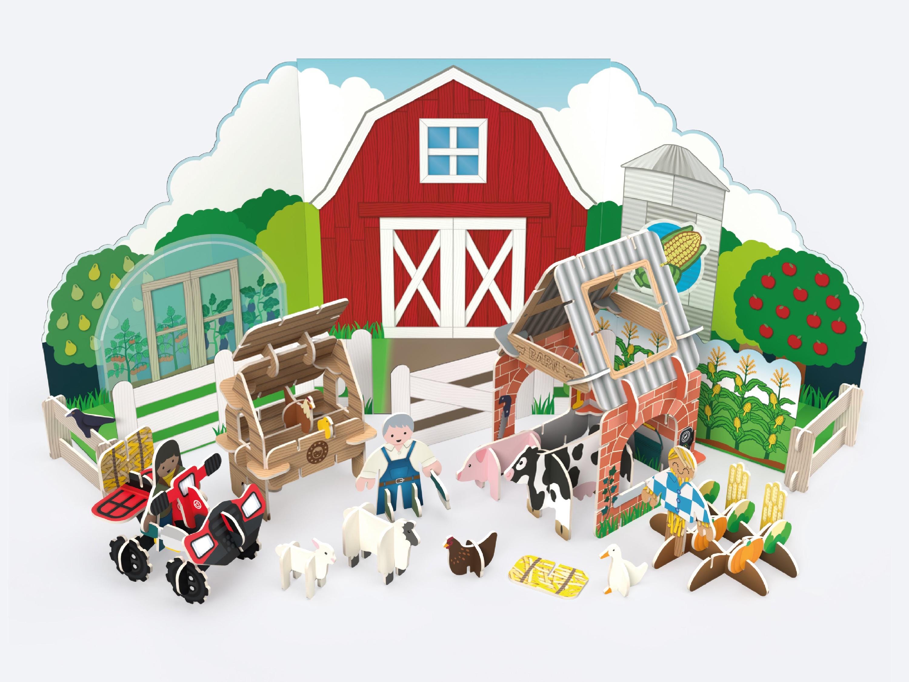 Farmyard Playset - Etsy