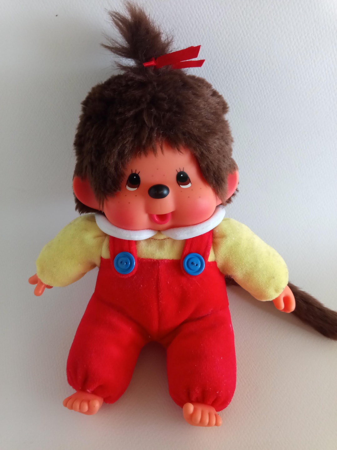 Vintage 90's Rare Monchhichi Plush Squeaker Plush Toy 10" - Etsy
