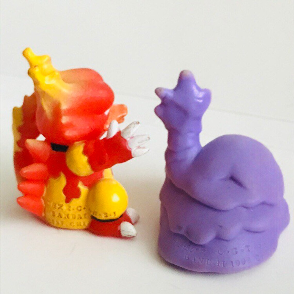 1996-97-98 Muk & Magmar Nintendo Pokemon Figures Bandai Vintage Bundle ...