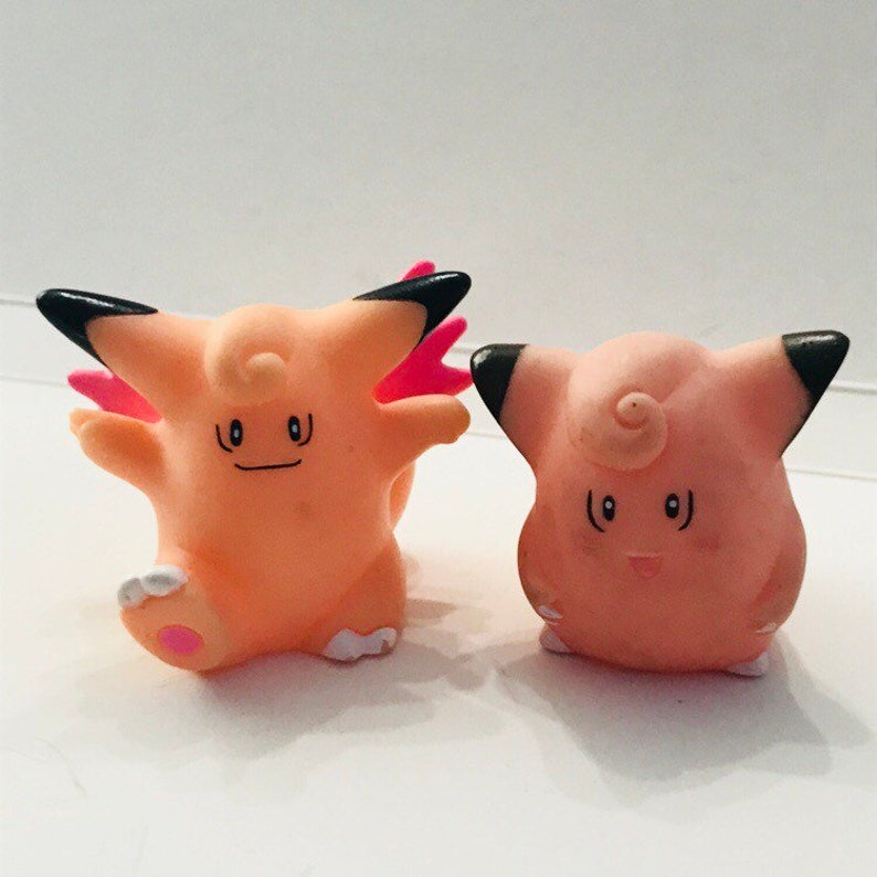 1996-97-98 Clefairy & Clefable Nintendo Pokemon Figures Bandai | Etsy
