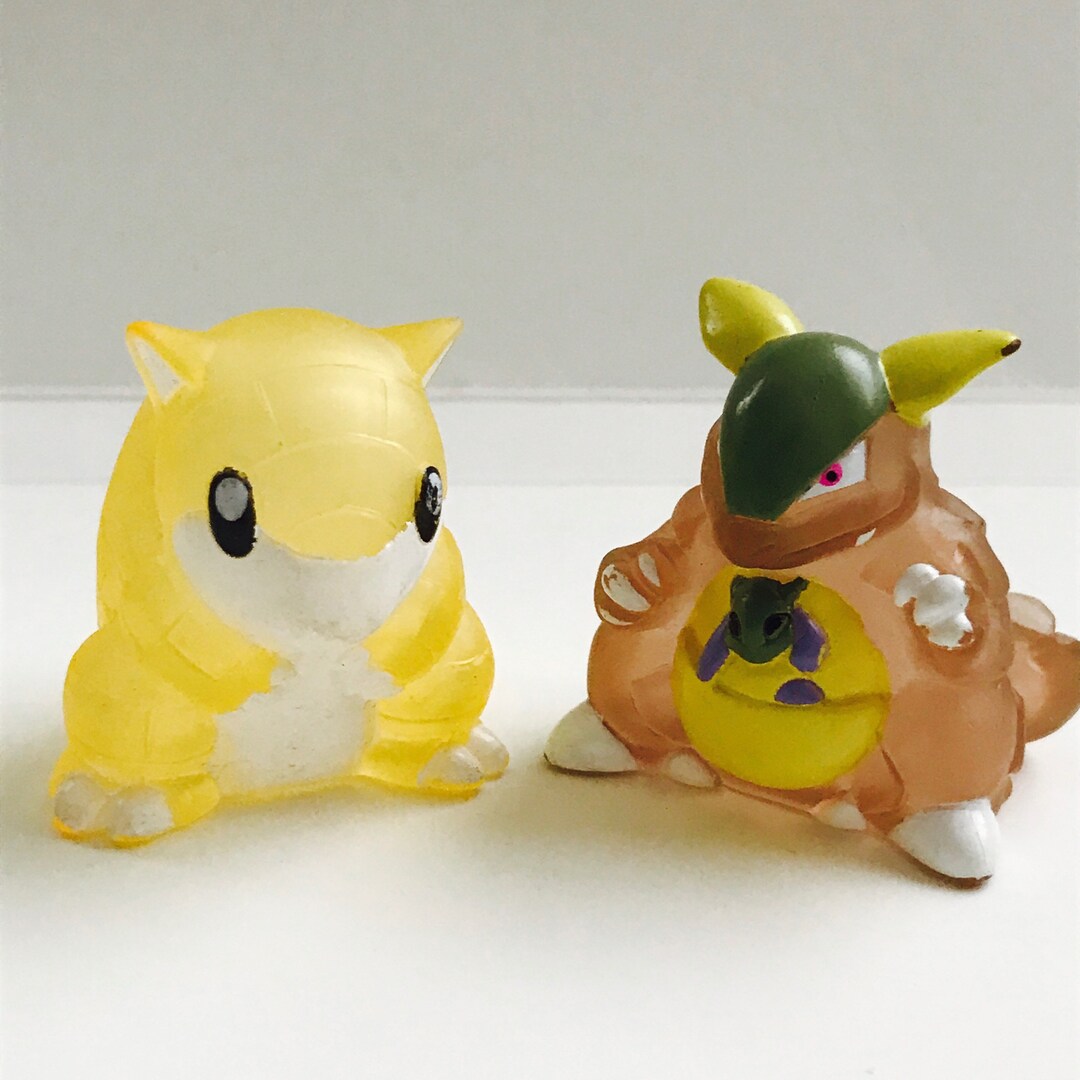 Clear Sandshrew & Kangaskhan Nintendo Pokemon Bandai Figures 1996-97-98 ...