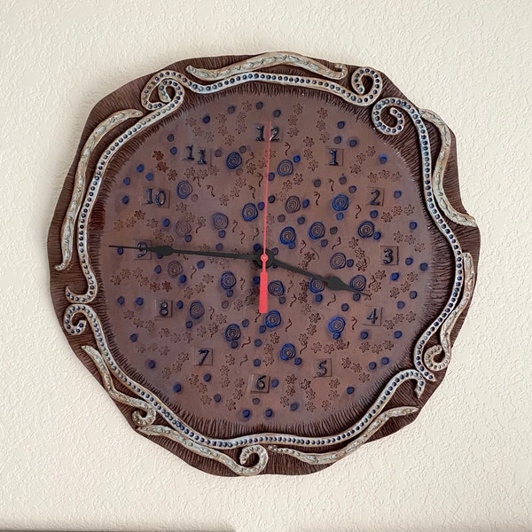 Ceramic Clock - Etsy