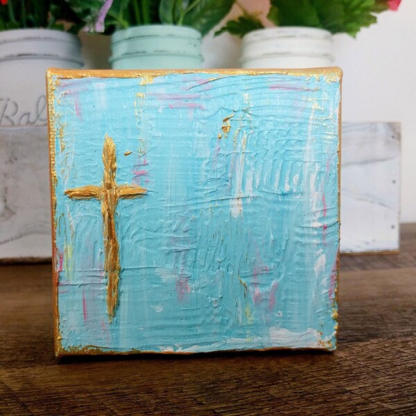 Cross Canvas - Etsy