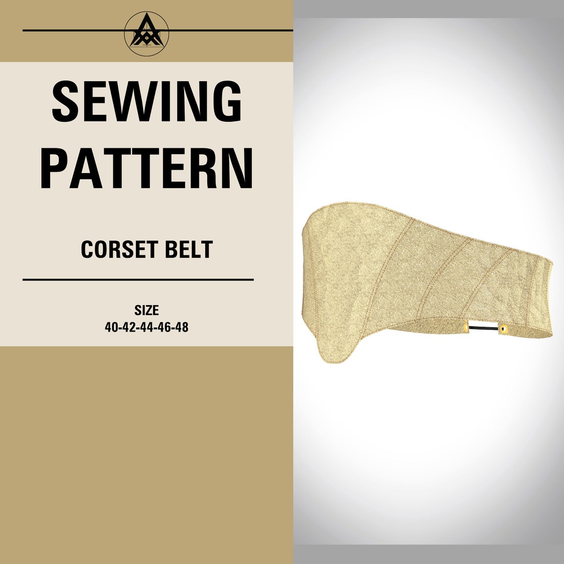 Corset Belt Digital PDF Sewing Pattern - Etsy