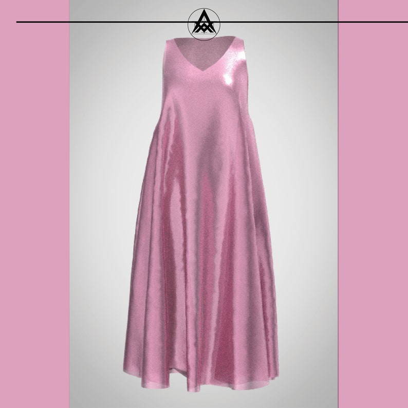 A-LINE DRESS Sleeveless Pdf Sewing Pattern - Etsy