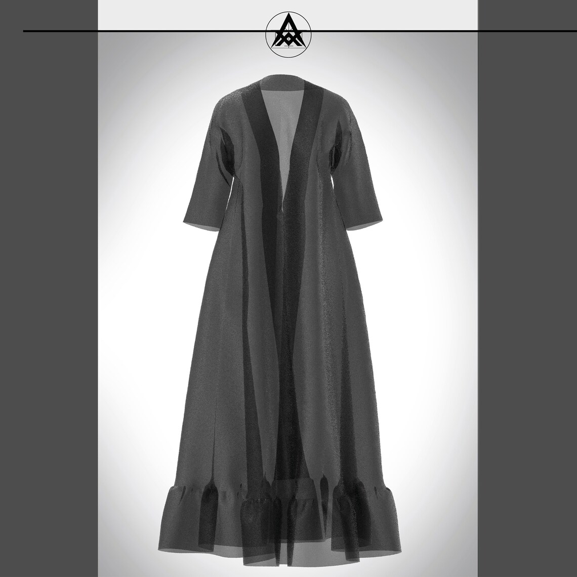 Long CAFTAN Pdf Sewing Pattern - Etsy