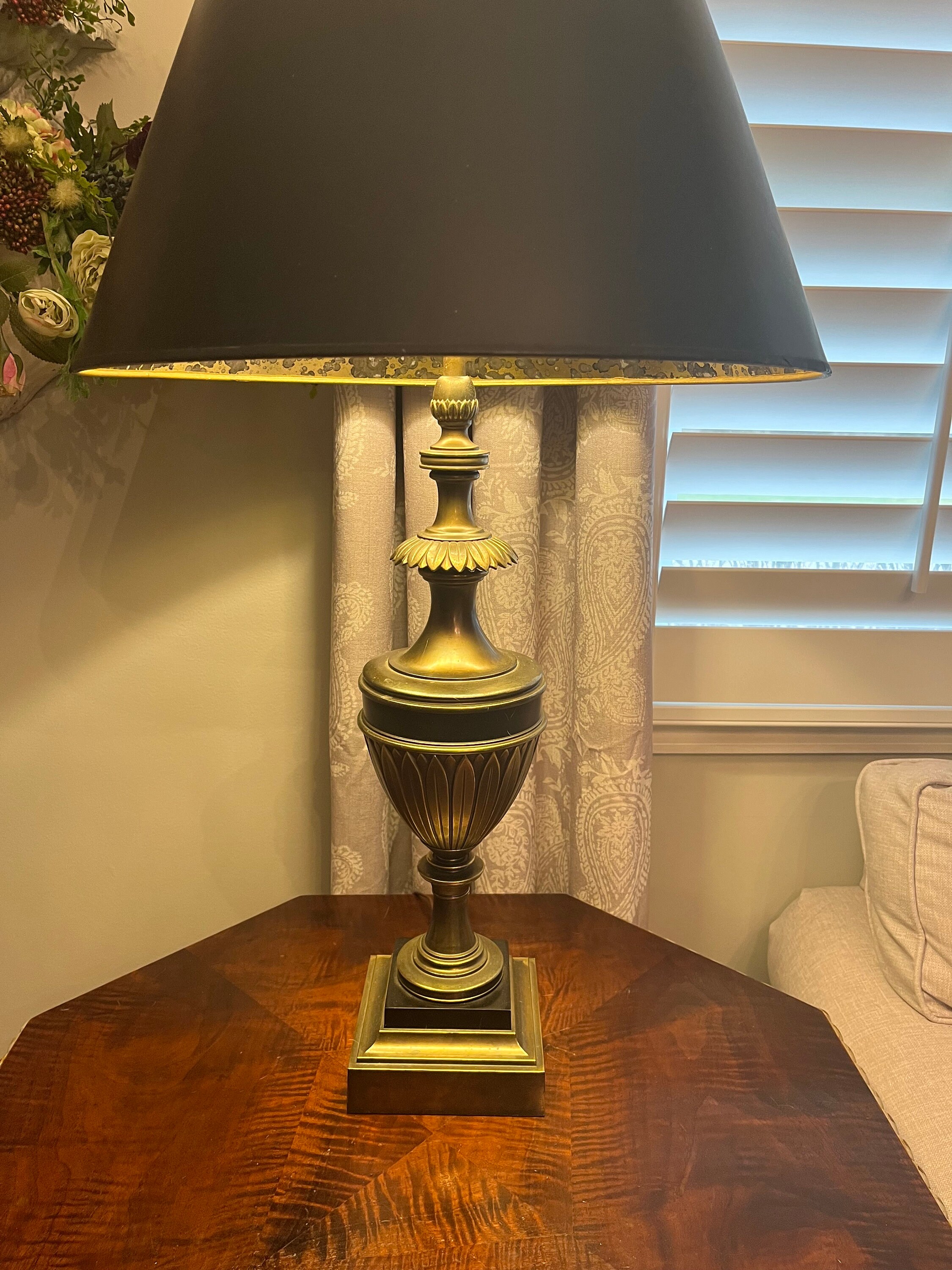 Vintage Brass Stiffel Trophy Lamp - Etsy