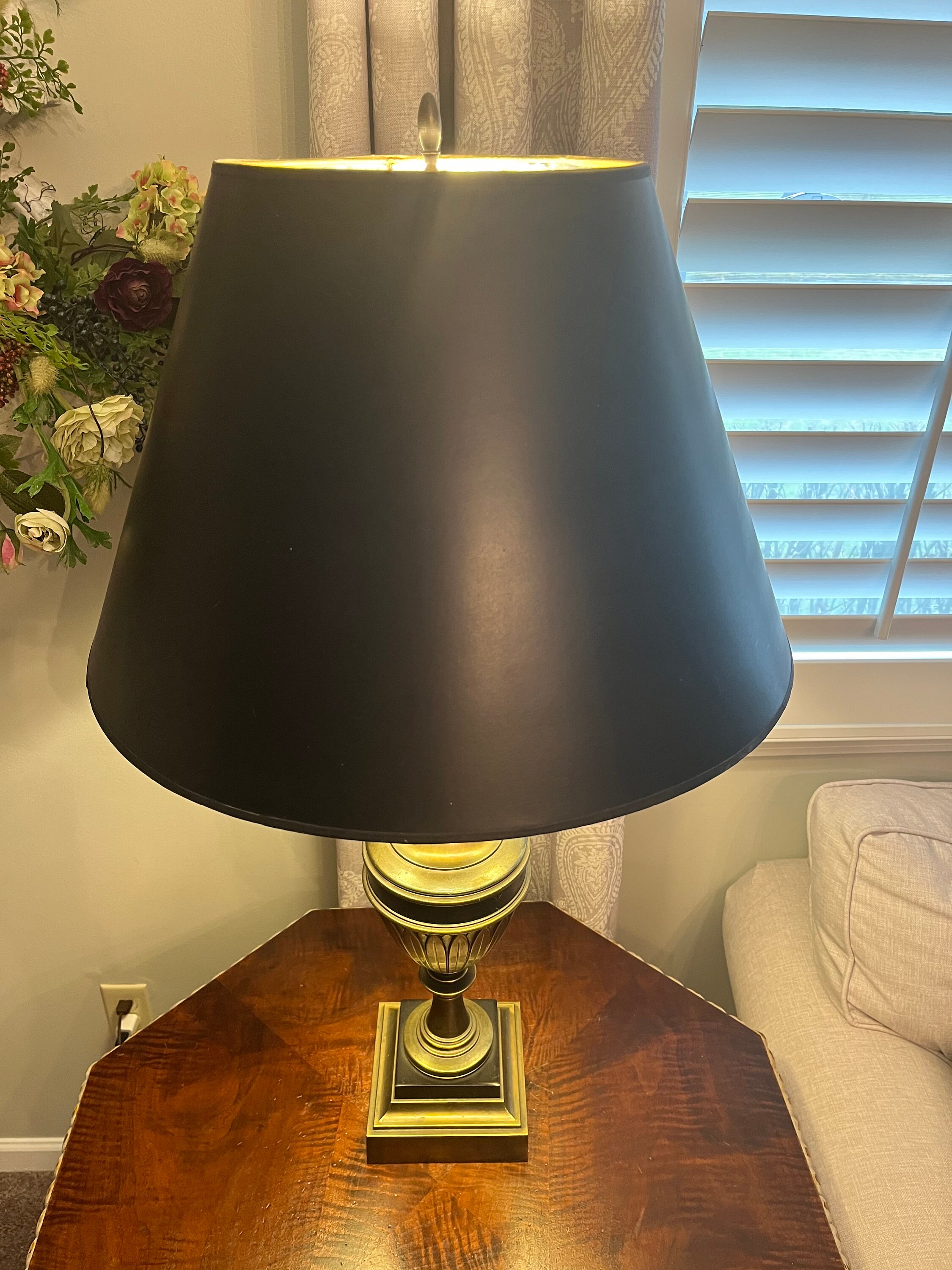 Vintage Brass Stiffel Trophy Lamp - Etsy