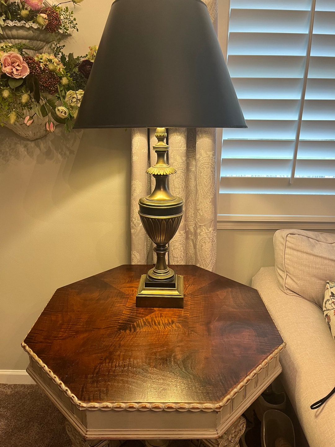 Vintage Brass Stiffel Trophy Lamp - Etsy