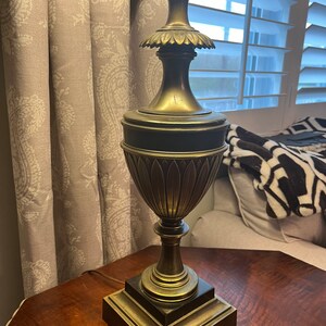 Vintage Brass Stiffel Trophy Lamp - Etsy