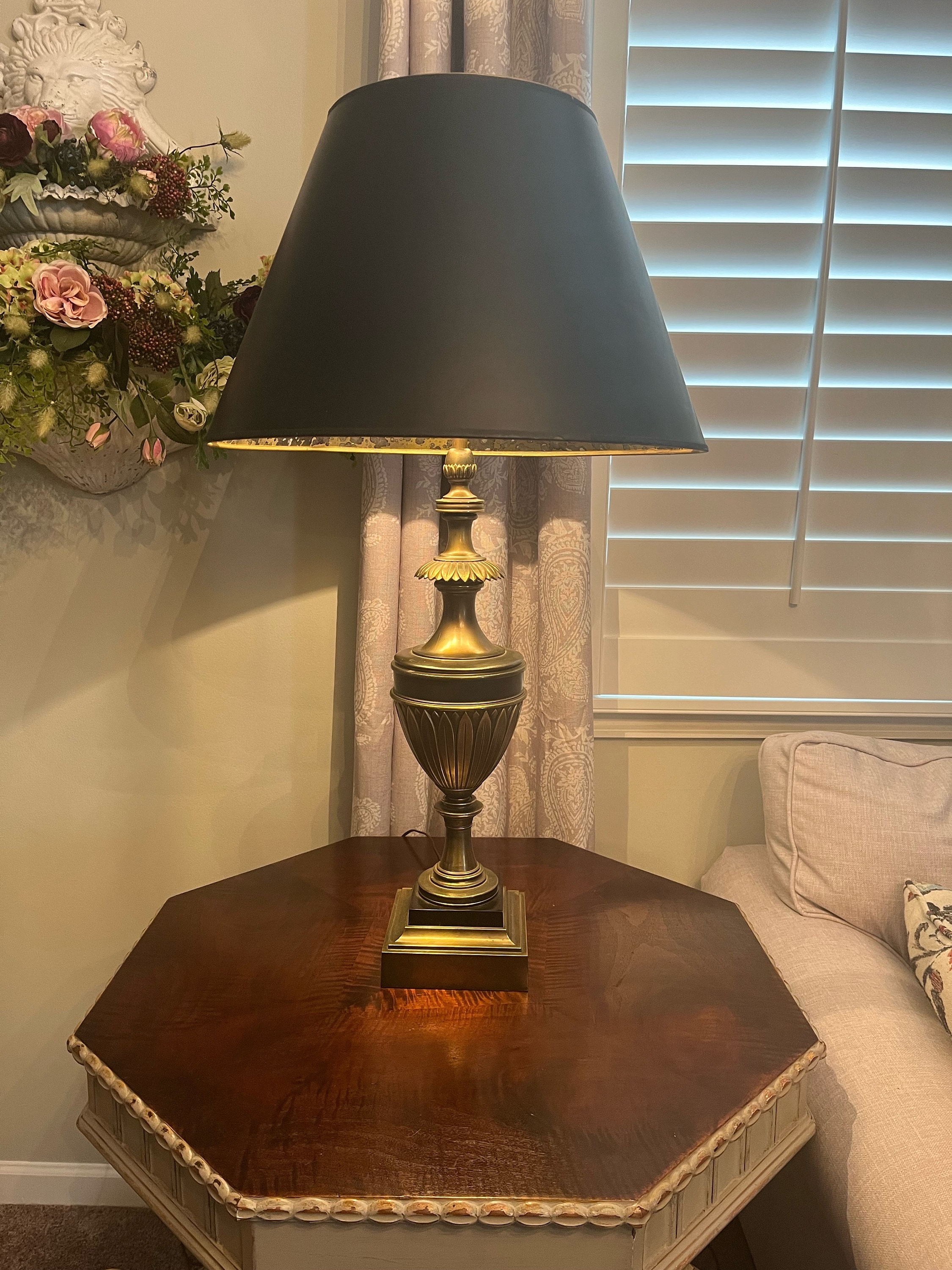 Vintage Brass Stiffel Trophy Lamp - Etsy