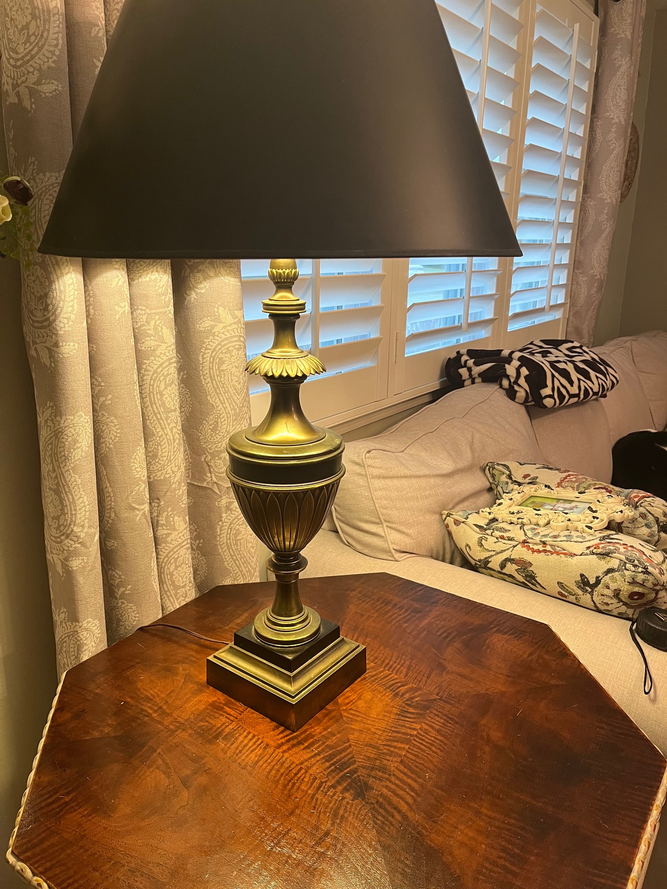 Vintage Brass Stiffel Trophy Lamp - Etsy