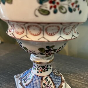 Pair of 18th Century Antique French Samson Floral Porcelain Urns - Etsy