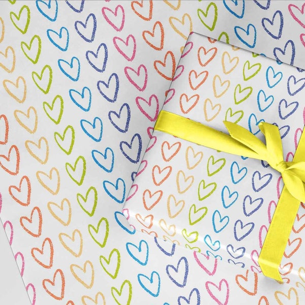 Rainbow Friends Wrapping Paper - Etsy
