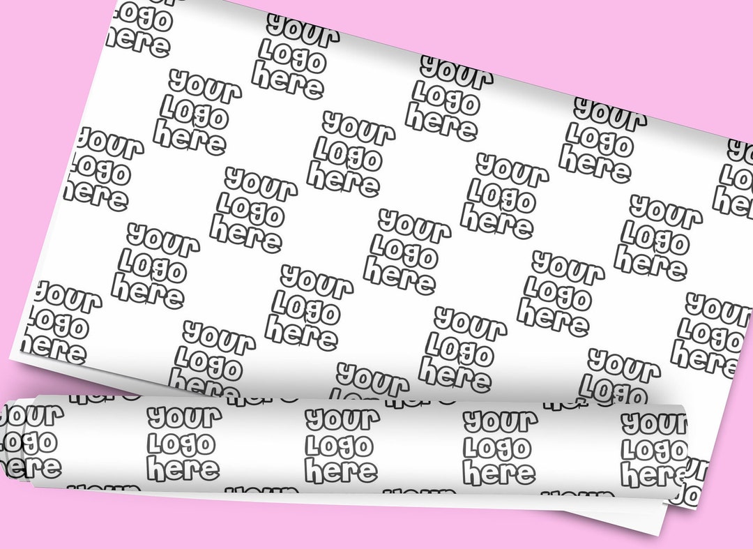 Personalised LOGO Wrapping Paper ROLL Eco Friendly Thick Quality Gift ...