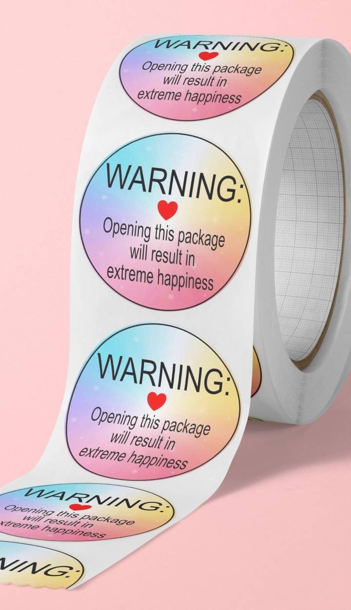 Warning. Opening This Package Will Result in Extreme Happiness | Etsy