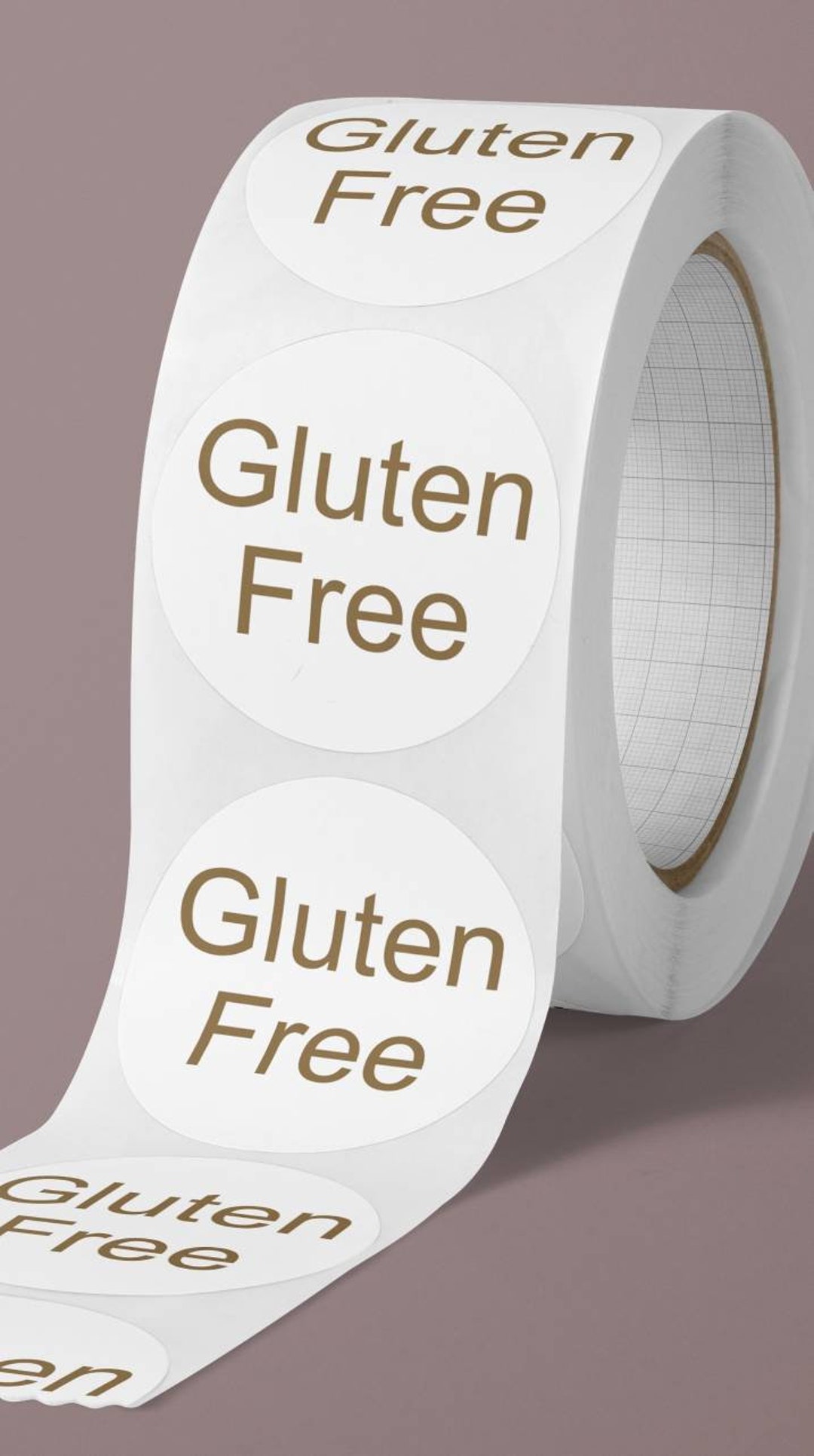 Gluten Free Stickers on a Roll. Business Allergen Stickers. Food ...