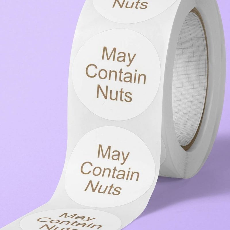 Contains Nuts Sign - Etsy