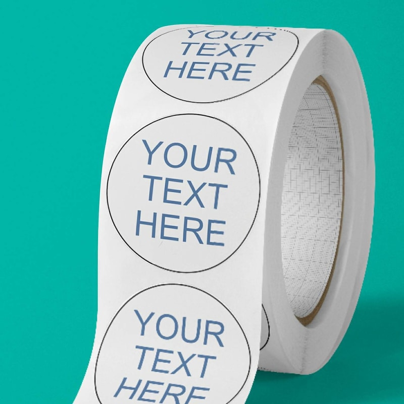 Custom Sticker Roll Small - Etsy UK