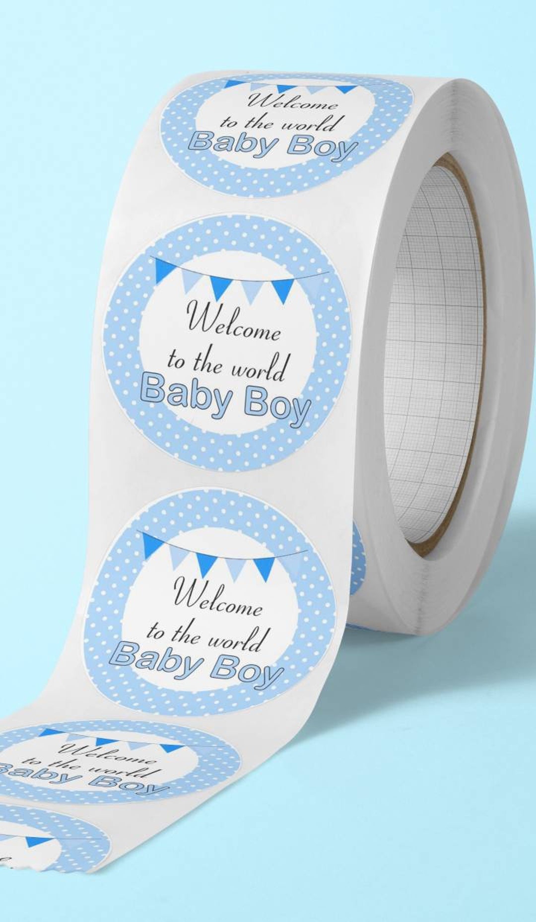 New Baby Boy Stickers. Welcome to the World Baby Boy Labels. Stickers ...