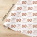 Bingo Gonk Wrapping Paper ROLLS Personalised A3 Eco Friendly Thick ...