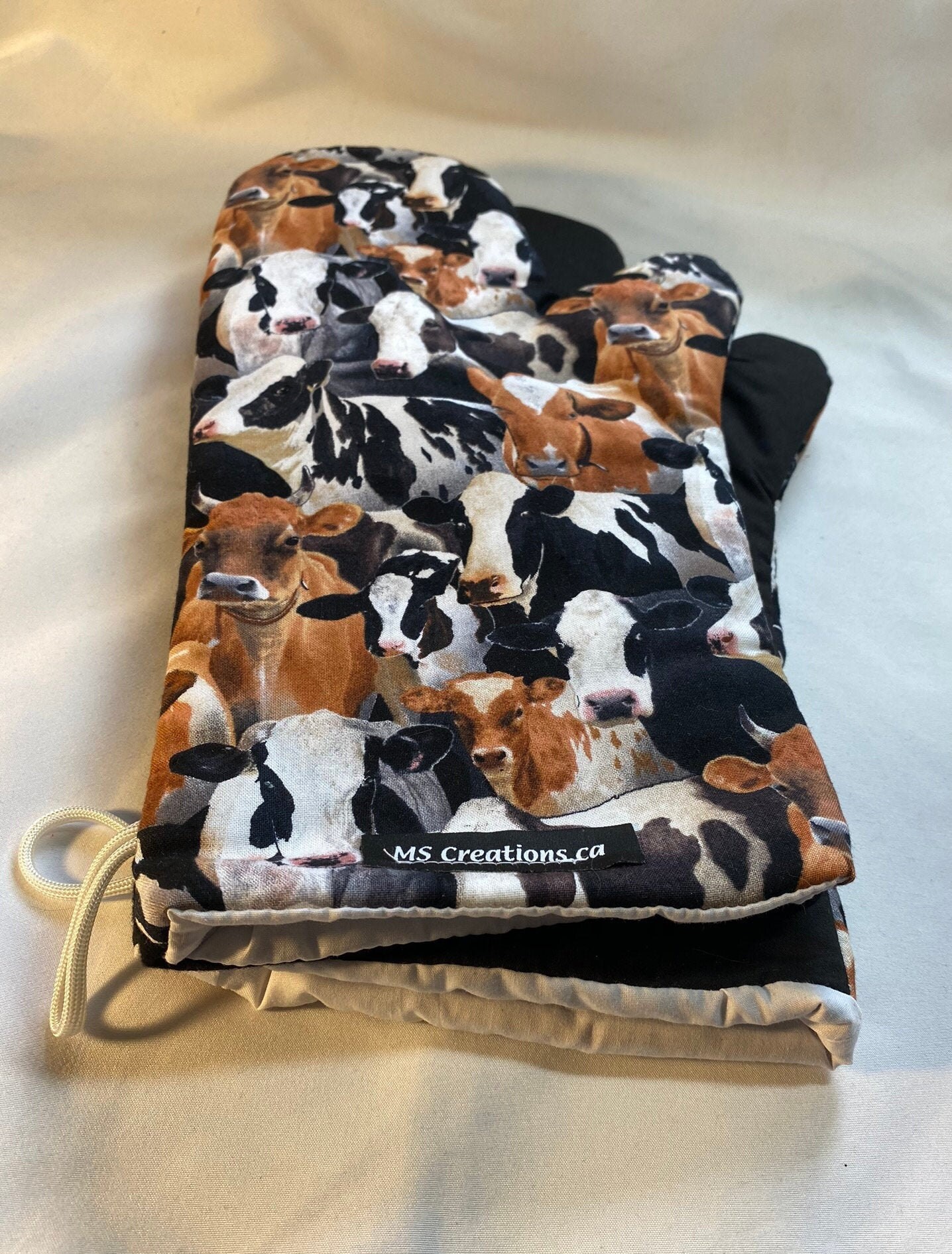 Oven Mitts Cows Farm Animals A Pair of Fully Functional | Etsy