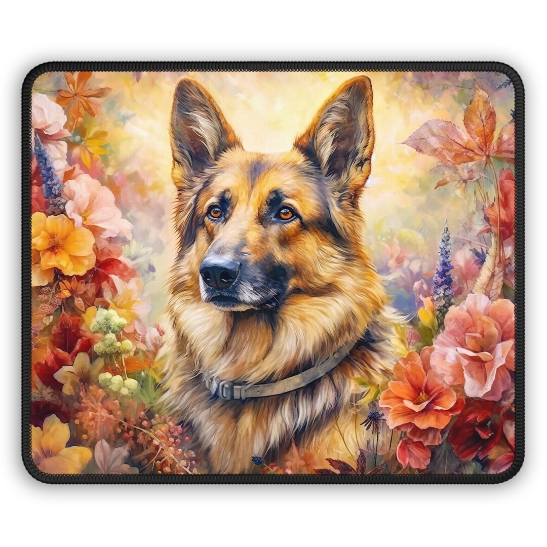 German Shepherd Gaming Mouse Pad - Etsy