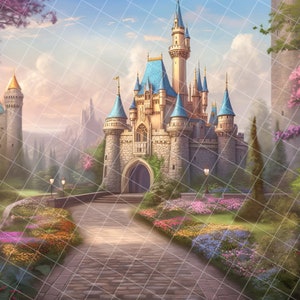 Castle Backdrop - Etsy