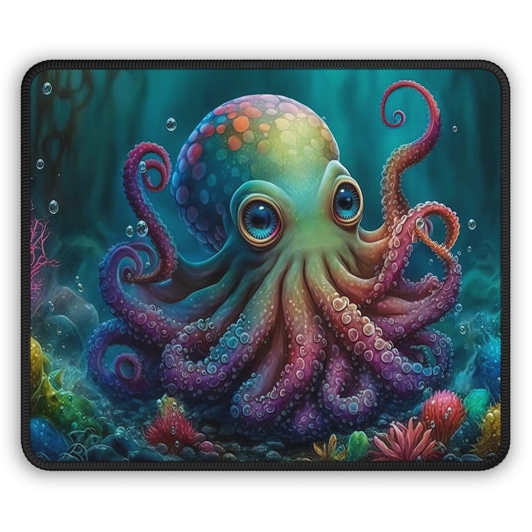 Cute Octopus Gaming Mouse Pad - Etsy
