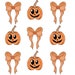 Jack O Lantern Bows, Croquette Png, Digital, Fall, Autumn Overlay - Etsy