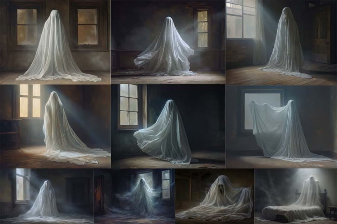 Ghostly Digital Background Bundle - Etsy
