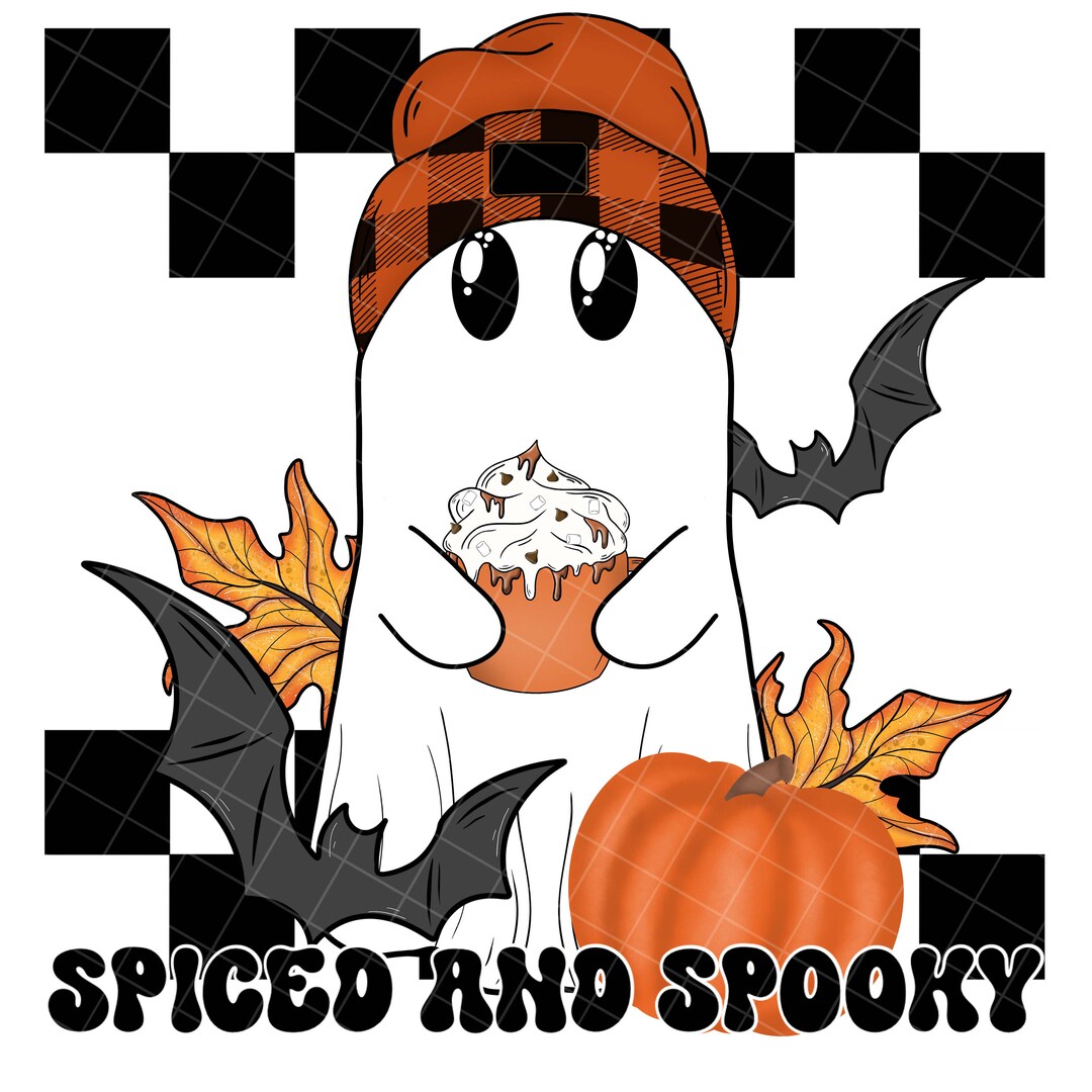 Spiced and Spooky PNG, Graphic - Etsy