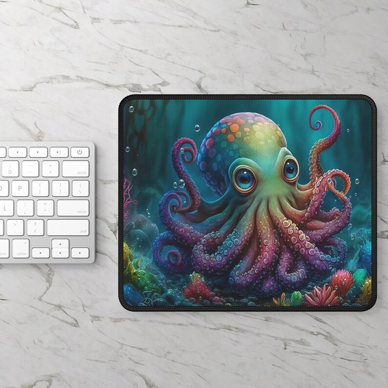 Cute Octopus Gaming Mouse Pad - Etsy