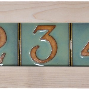 5 Tile House Number Frame - Etsy