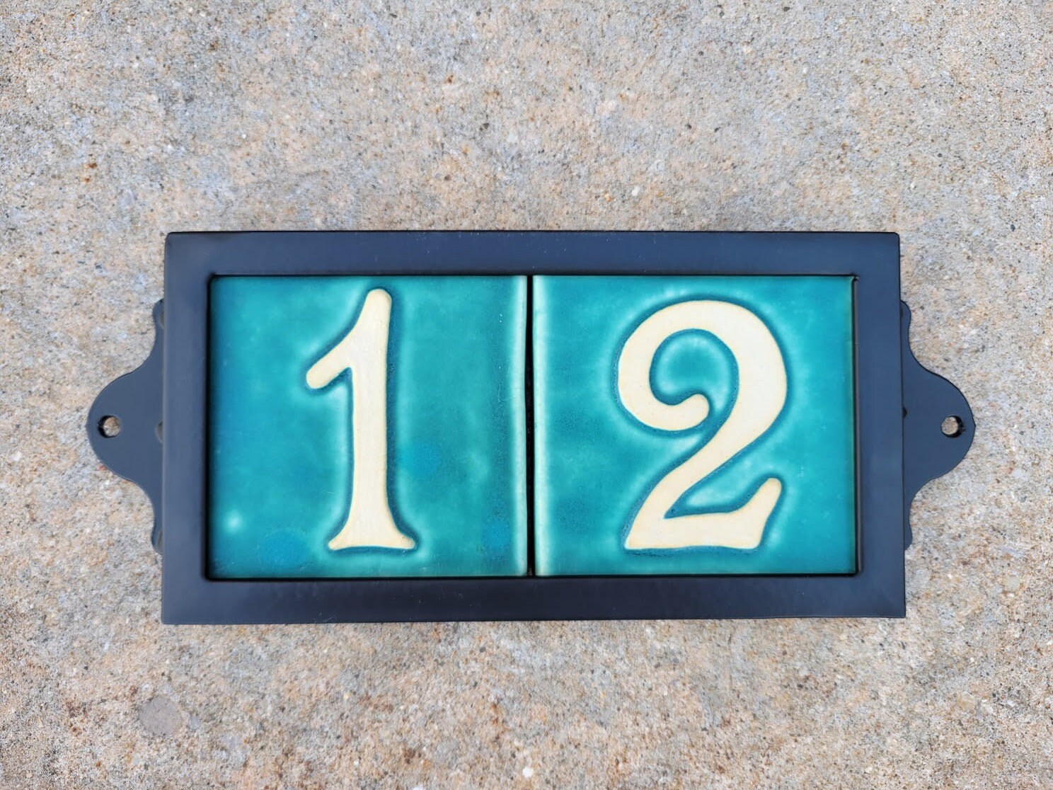 Metal House Number Frame 2 - Etsy