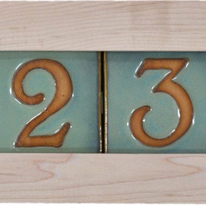 4 Tile House Number Frame - Etsy