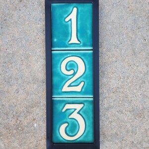 Metal House Number Frame 3 - Etsy