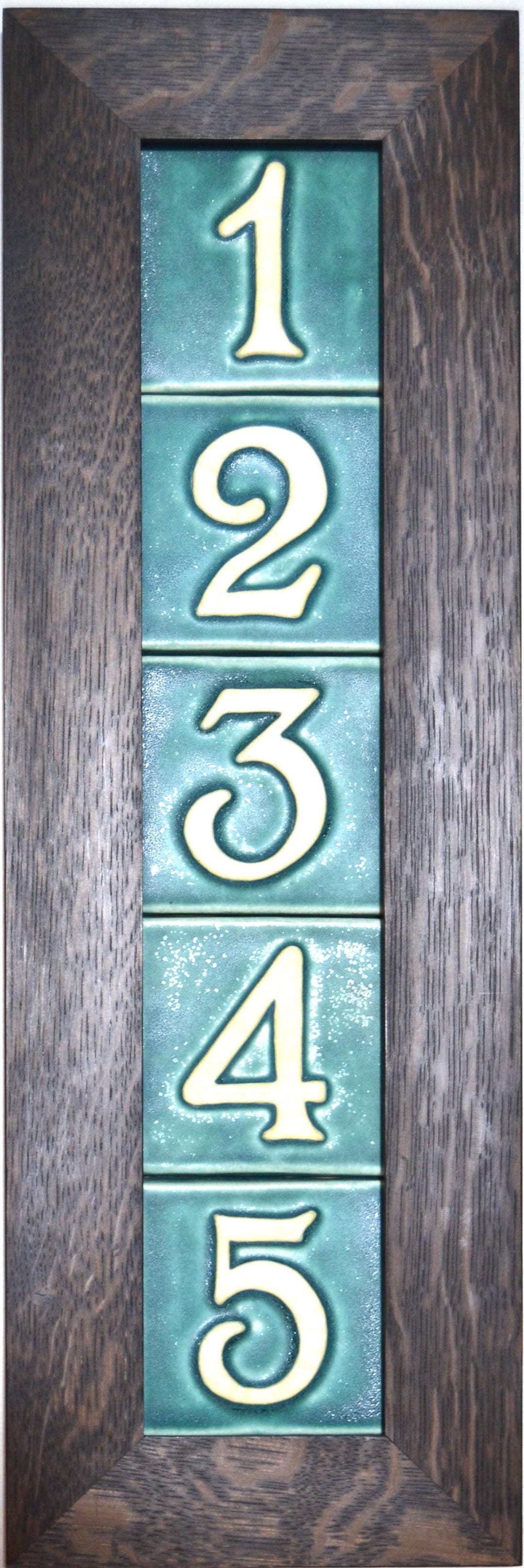 Finished House Number Frame 5 - Etsy