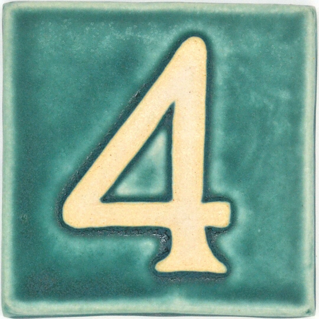 4x4 House Number 4 Etsy 4x4 House Number 4 Etsy