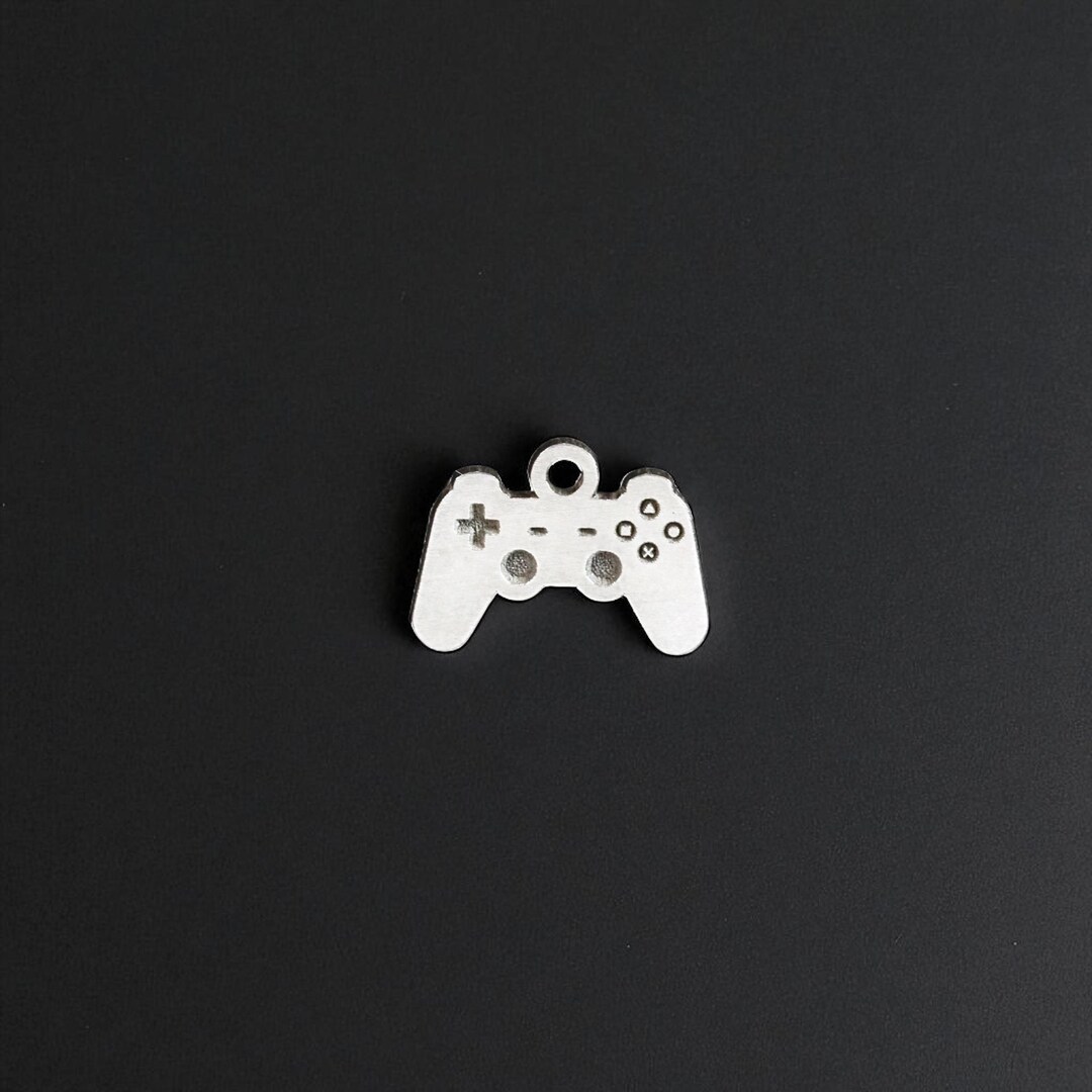 Sterling Silver Video Game Controller Dangle Charm • Gamer Jewelry ...