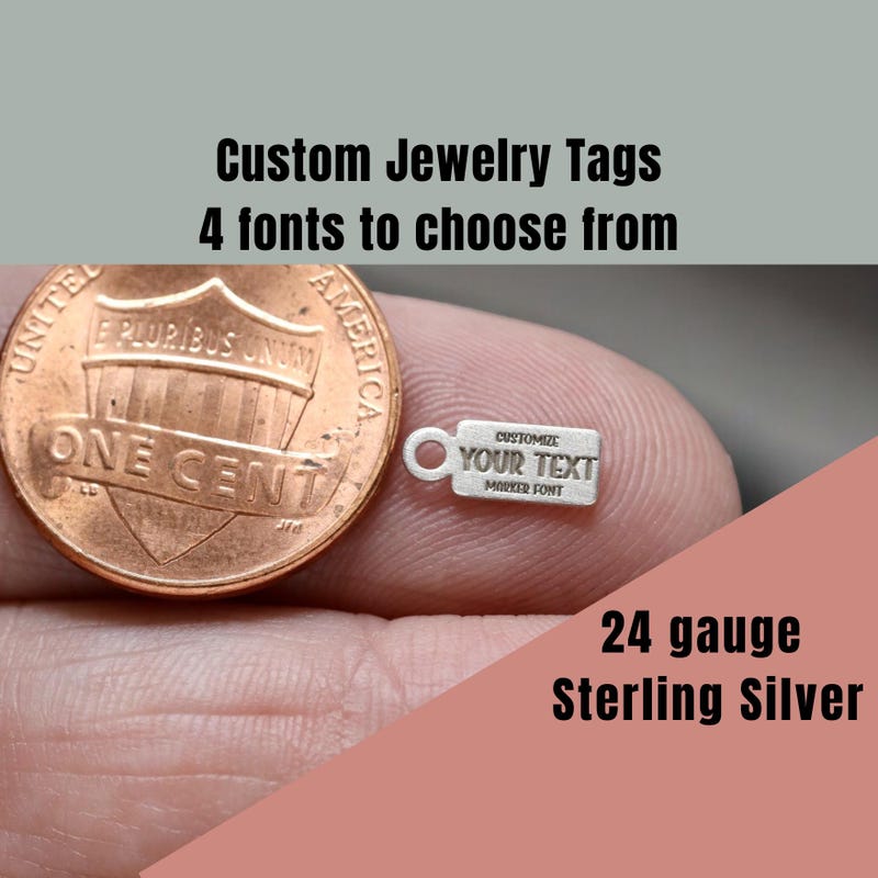 Custom Jewelry Tags - Etsy