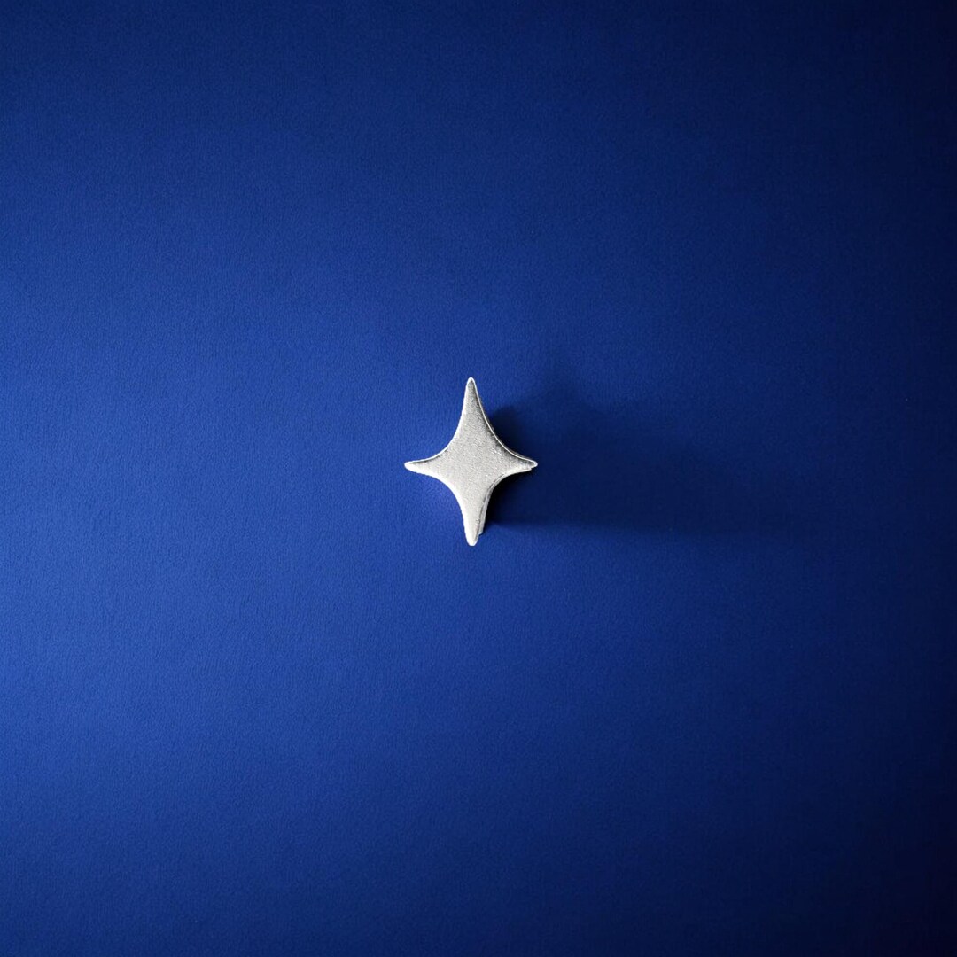 Sterling Silver Tiny 4 Point Star Charm • Solderable Jewelry ...